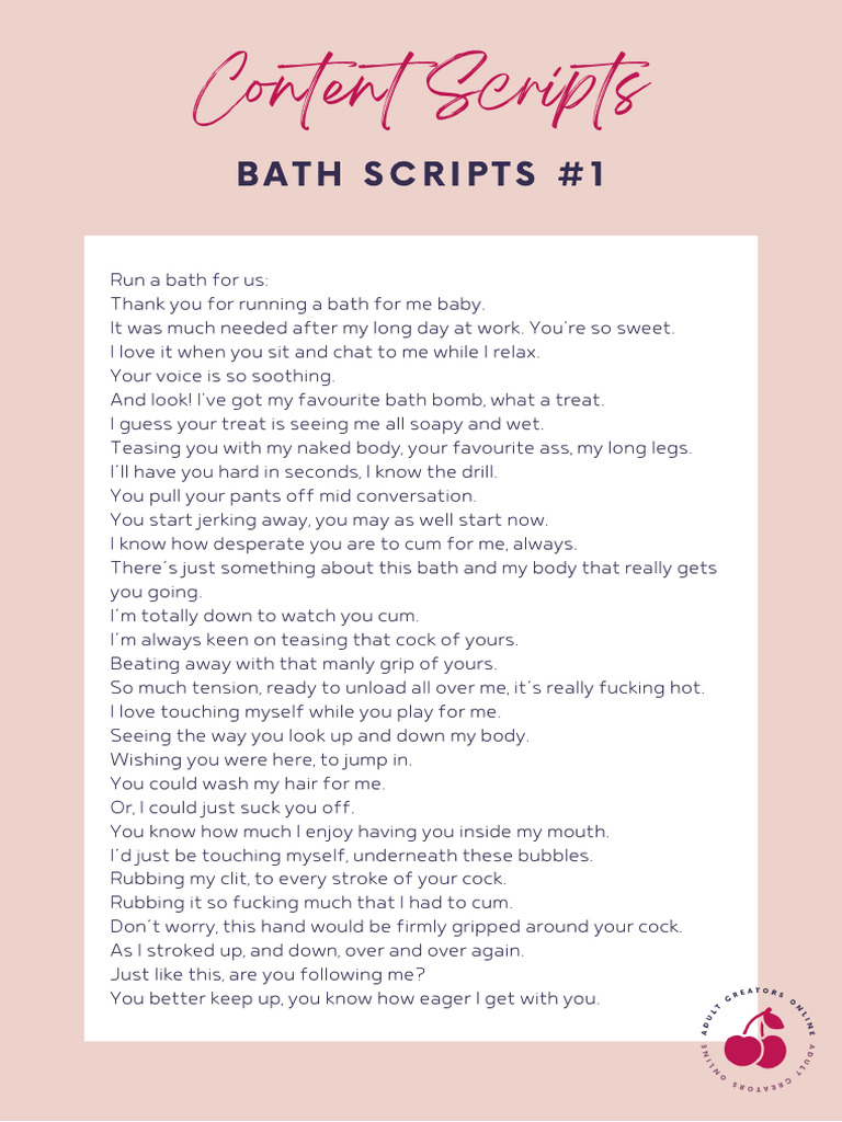 Bath Scripts | PDF | Self-Improvement