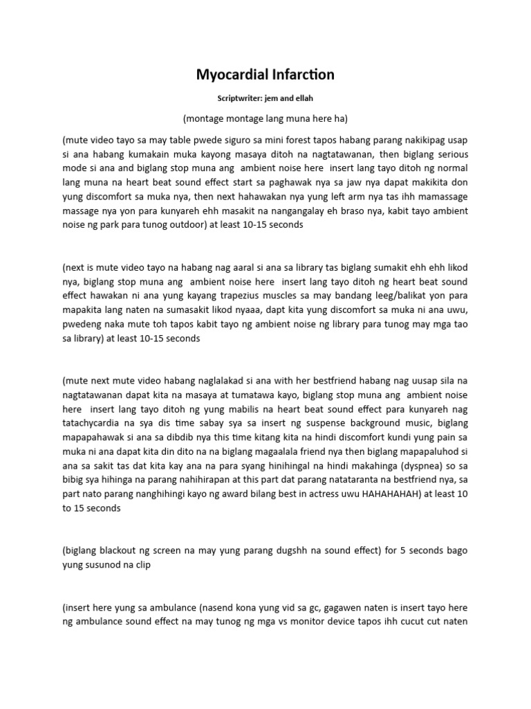 Myocardial Infarction | PDF