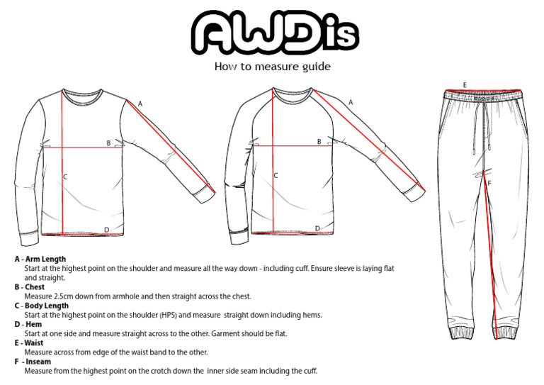 AWDIS How To Measure Guide | PDF