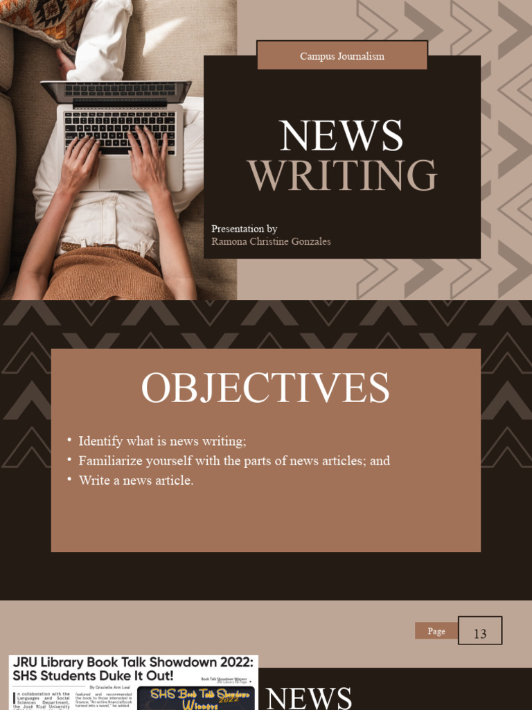 Campus Journalism News Writing Guide | PDF | News | Mass Media