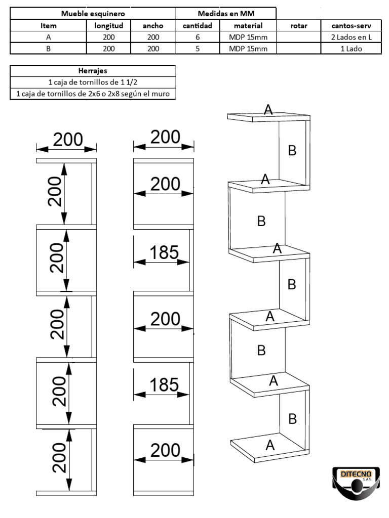 REPISA ESQUINERA | PDF