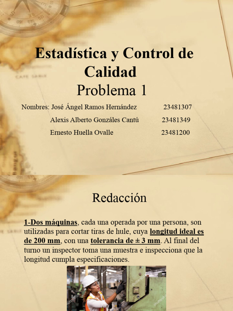 Estadística y Control de Calidad | PDF