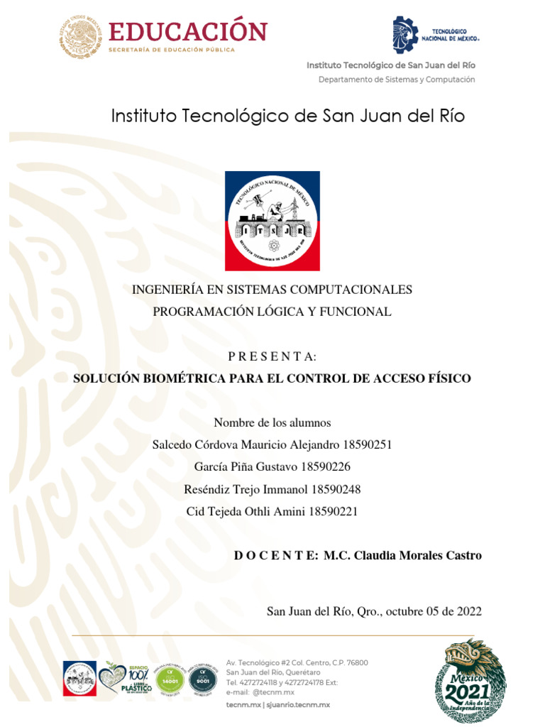 ProyectoBiometría | PDF | Biometría | Arduino