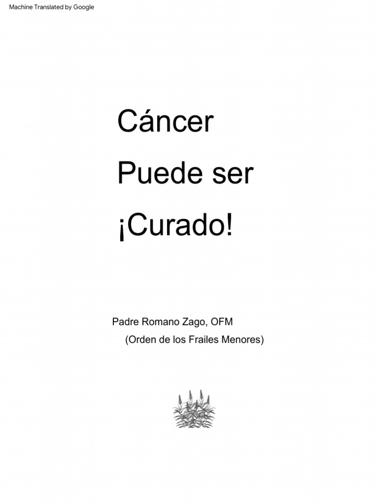 Cancer Can Be Cured (PDFDrive) - 1 | PDF | Cáncer