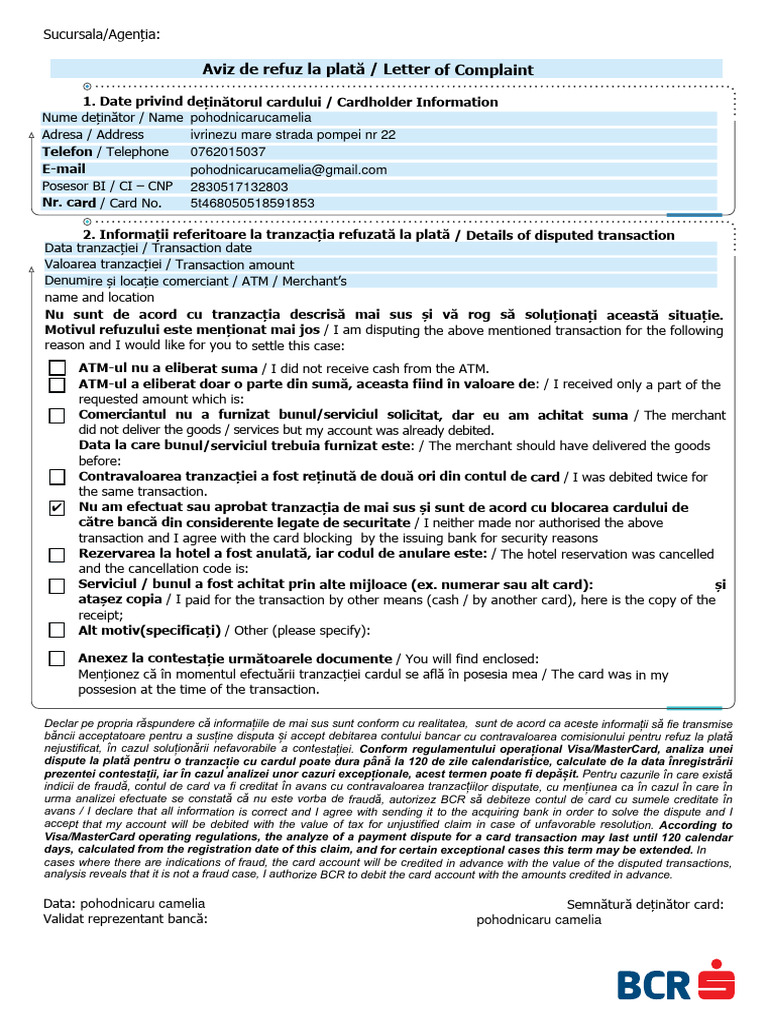 Refuz La Plata | PDF | Finance & Money Management