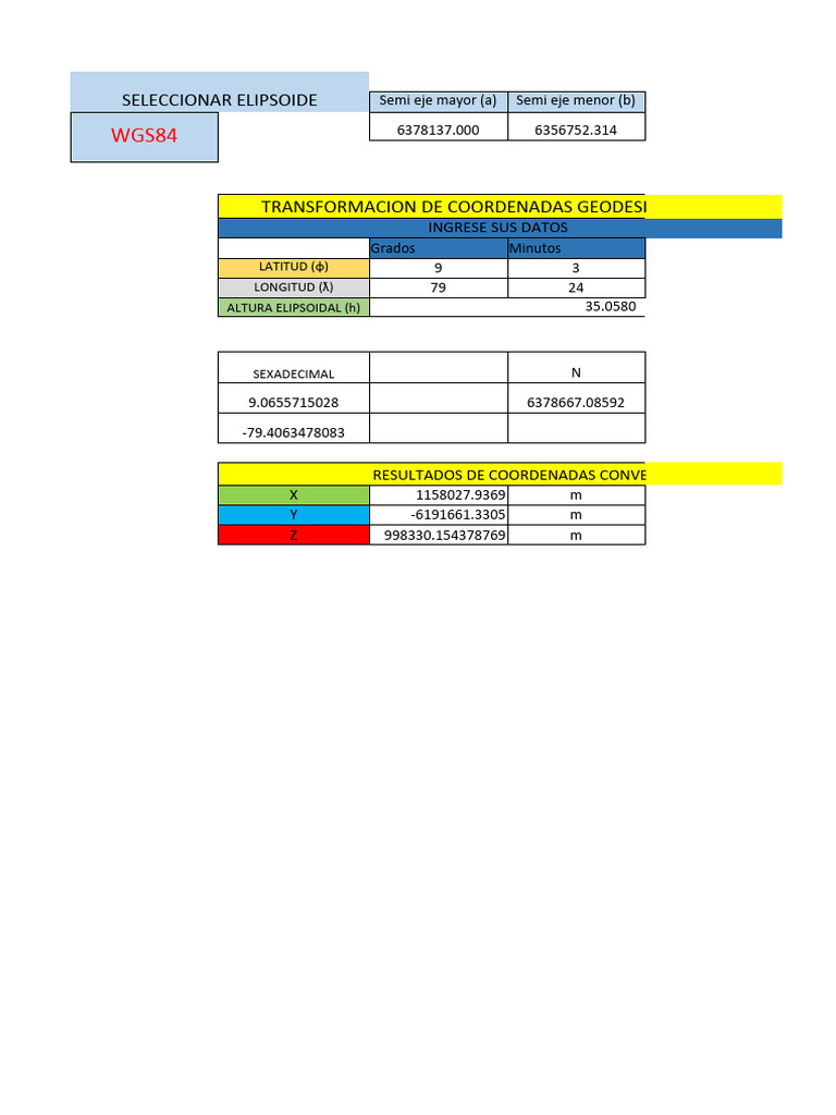 Tarea #2 Transformación de Coordenadas | PDF | Colector | Geometría