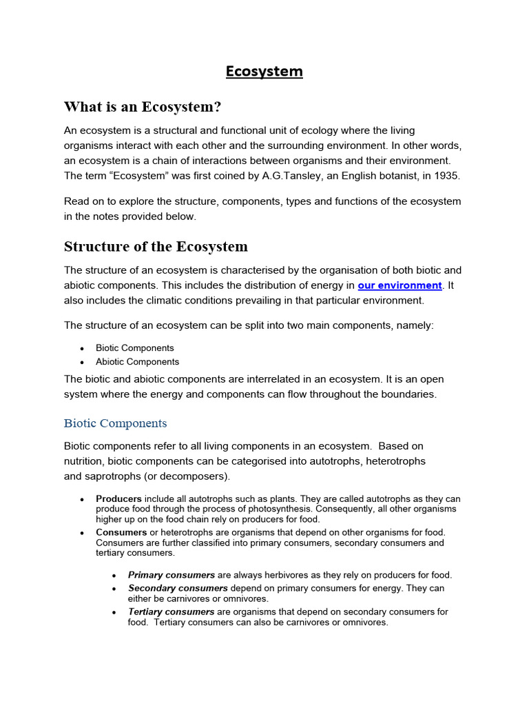 Ecosyste 1 | PDF | Ecosystem | Ecology