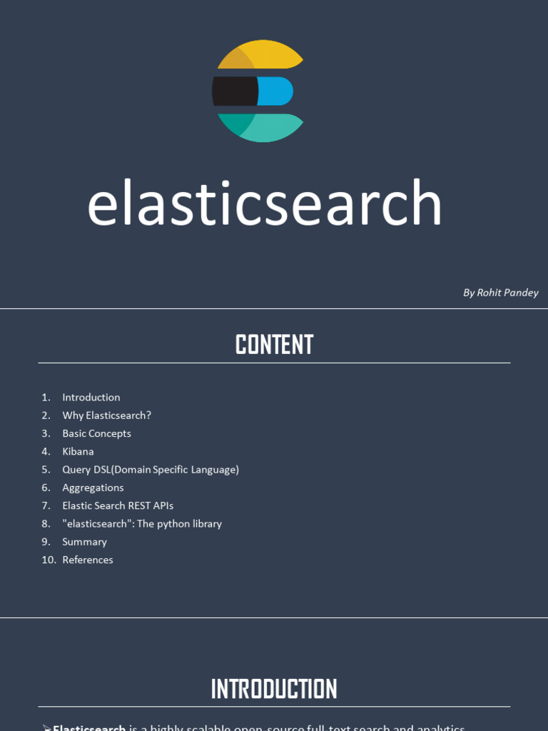 Elastic Search Presentation | Download Free PDF | Database Index ...