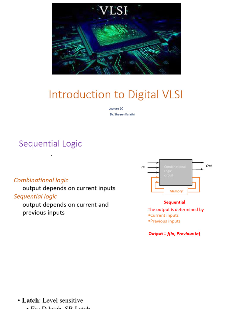 Lecture 10 | PDF | Logic Gate | Electronic Design
