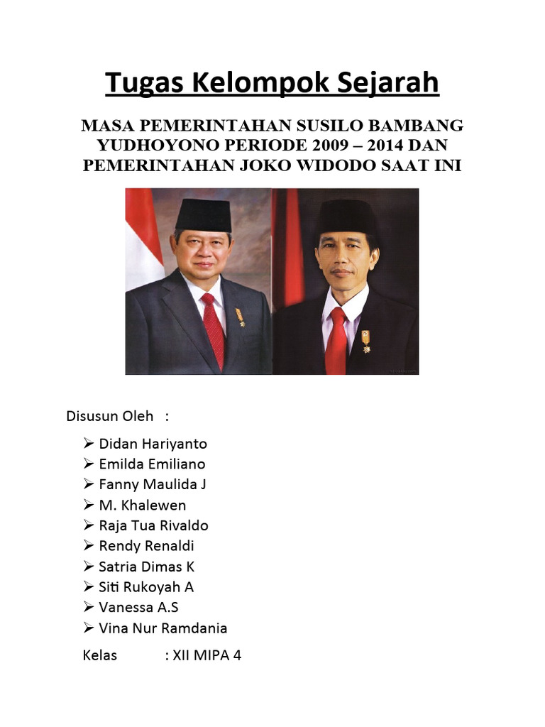 Masa Pemerintahan Susilo Bambang Yudhoyo | PDF | Ilmu Sosial