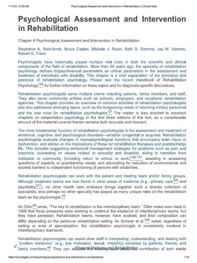 Psych Assessment | PDF