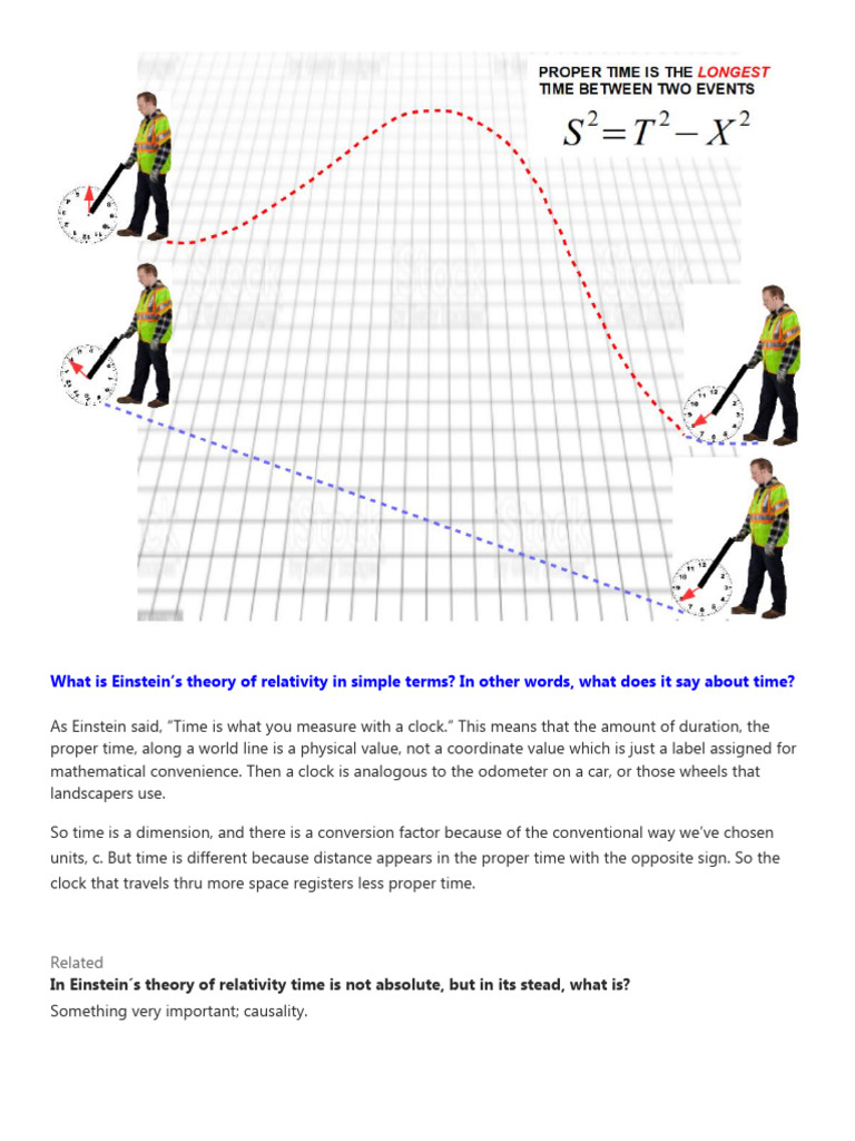 What's Einstein Time | Download Free PDF | Spacetime | General Relativity