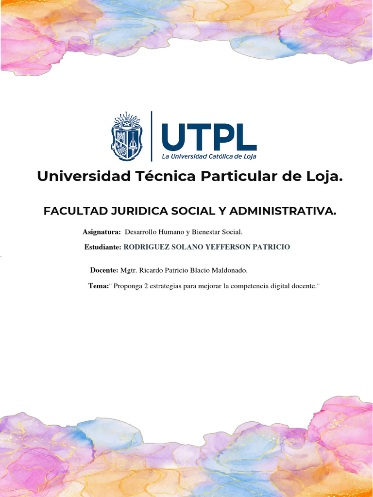 Estrategias-UTPL | PDF | Ciencias sociales
