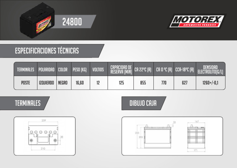 Fichas Tecnicas Motorex 24800 | PDF