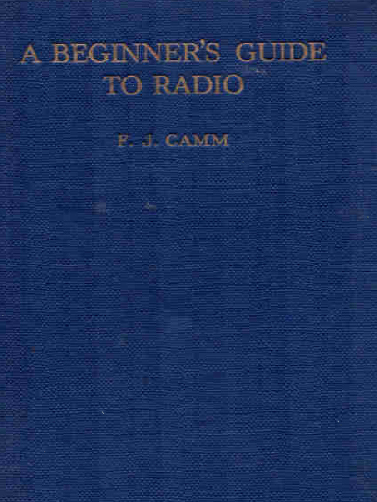 A Beginner's Guide To Radio Camm 1956 | PDF | Materials | Materials Science