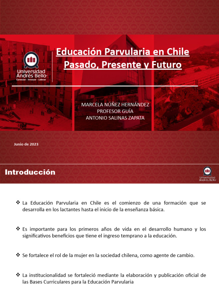 Marcela Núñez | PDF | Educación de la primera infancia | Chile