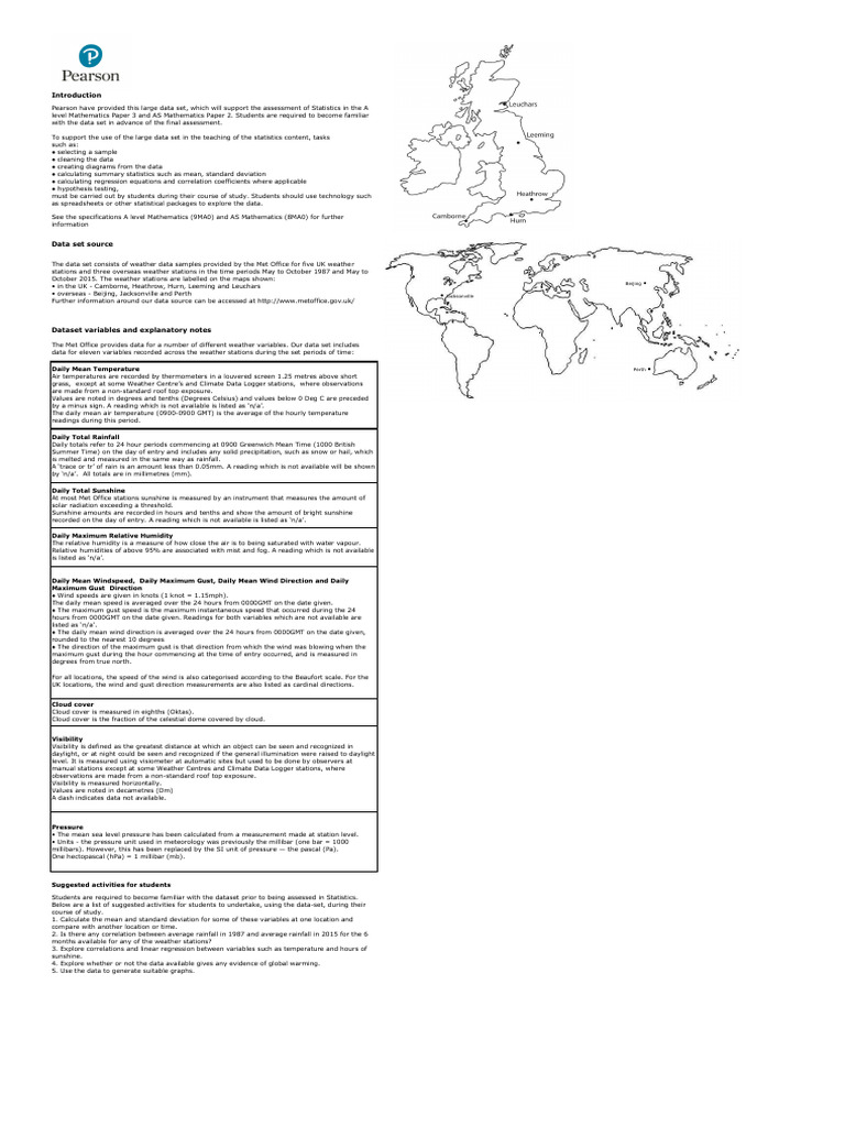 Large Data Set (Annotations) | PDF | Pascal (Unit) | Statistics