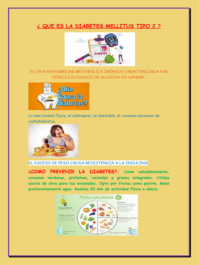 DM Tipo 2 Infografia | PDF