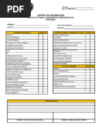 FORMATO 1 Check List Del Expediente de Un Trabajador | PDF