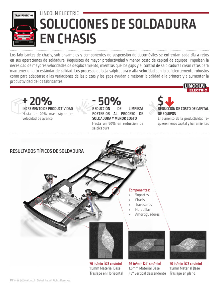 Automotive Chassis Solution Brief-Esp | PDF | Soldadura | Construcción