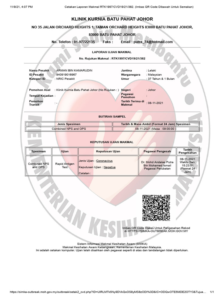 Arman Bin Kamarudin | PDF