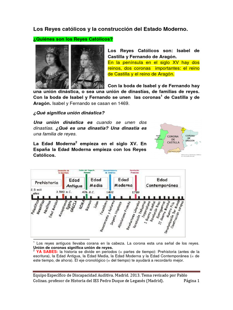 Los Reyes Católicos. | PDF | Feudalismo | Inquisición