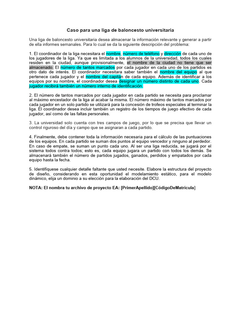 Practica Calificada 01 | PDF