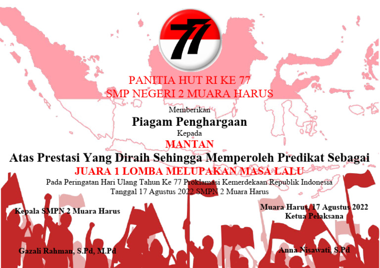 Piagam Lomba | PDF