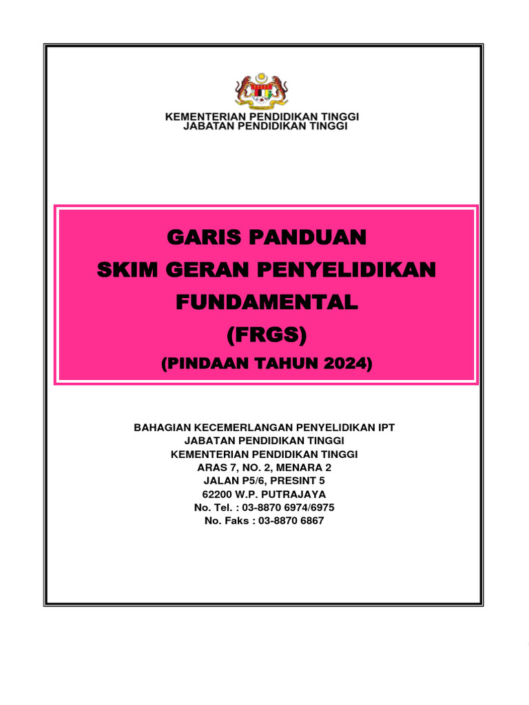 Garis Panduan Frgs Pindaan Tahun 2024 | PDF Garis Panduan Frgs Pindaan Tahun 2024 | PDF