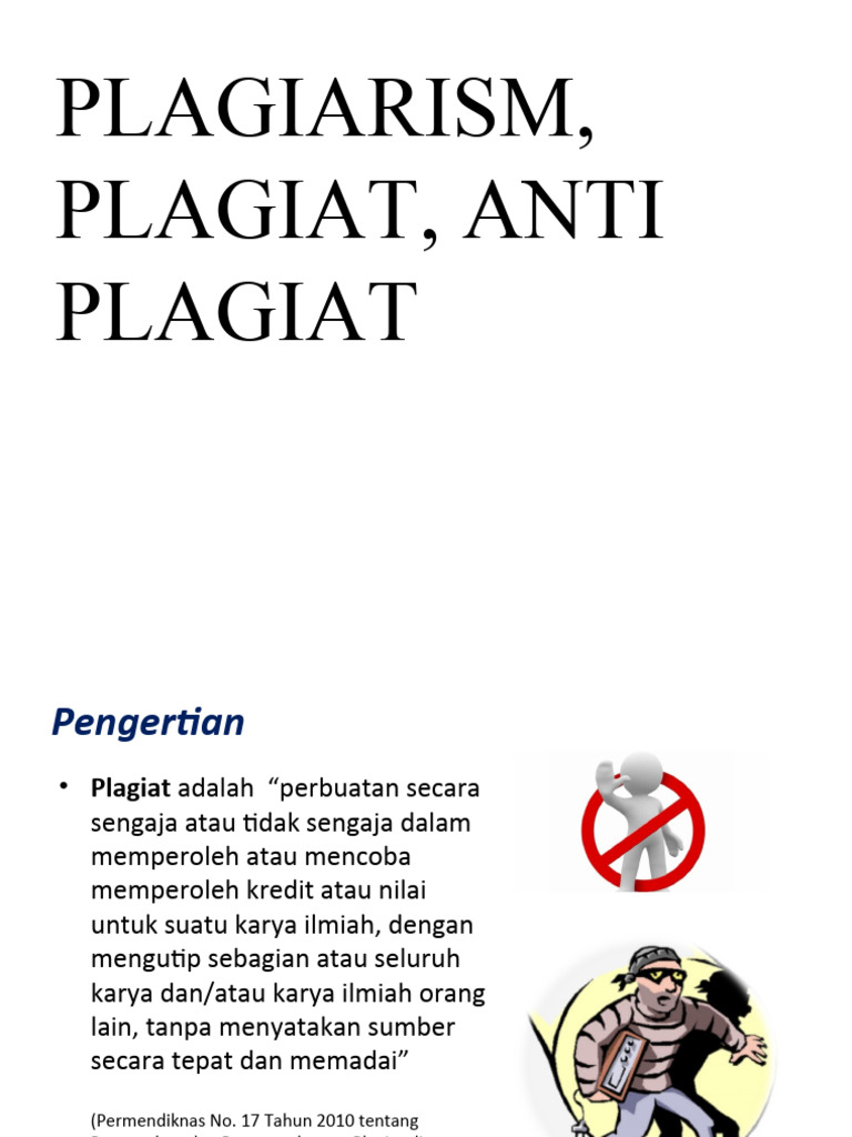Panduan Lengkap Anti Plagiarisme | PDF