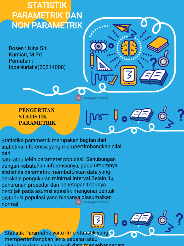 Statistik Parametrik Dan Non Parametrik | PDF