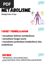 XII Biologi KD-3.2 Metabolisme | PDF