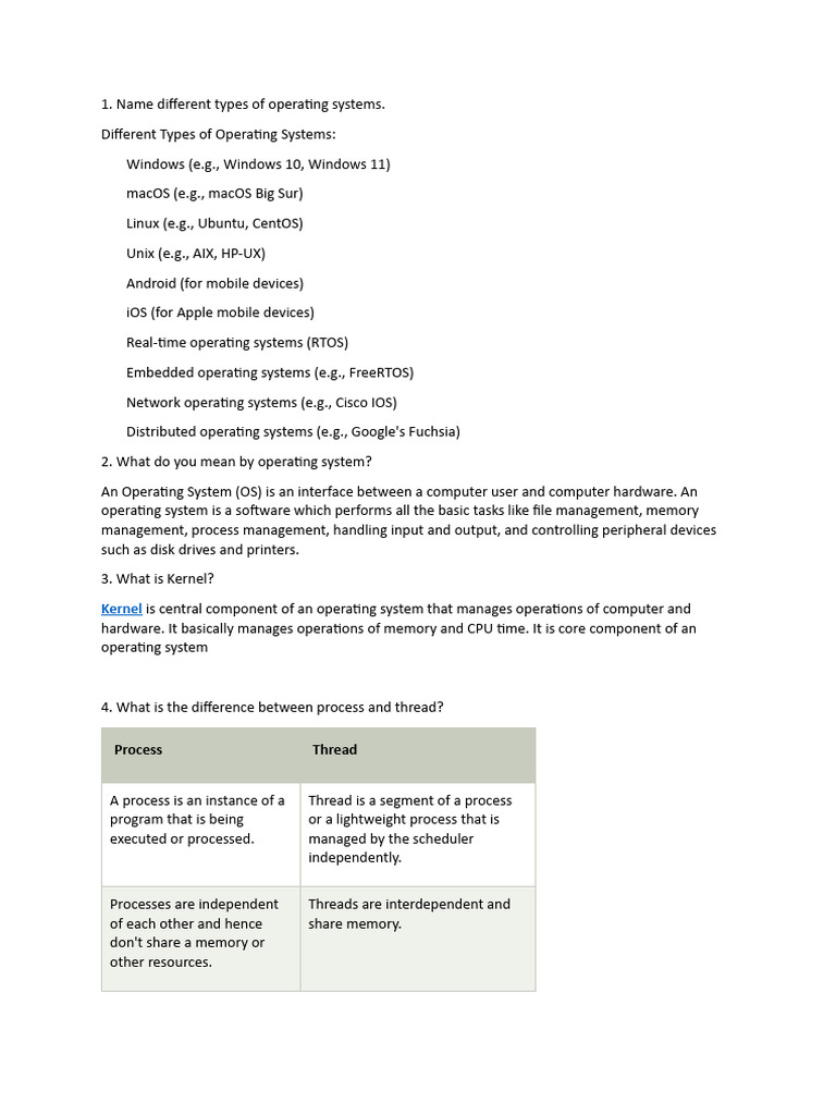 Os Assignment | PDF | Operating System | Process (Computing)