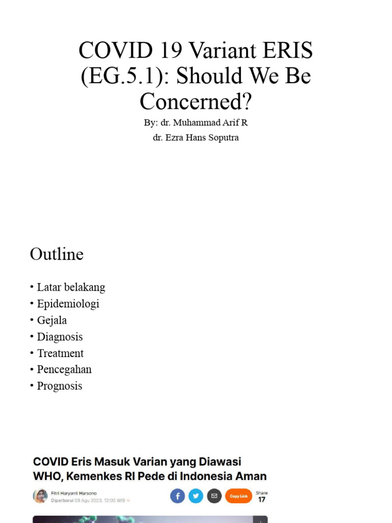 COVID 19 Variant ERIS | PDF