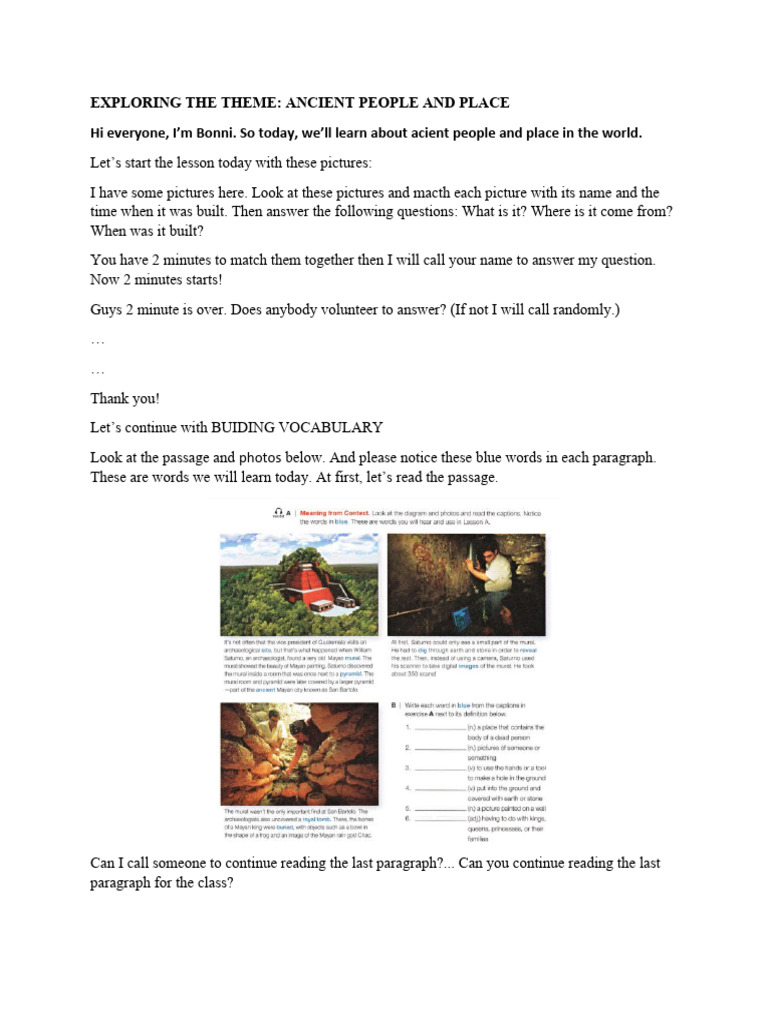 Exploring The Theme | PDF