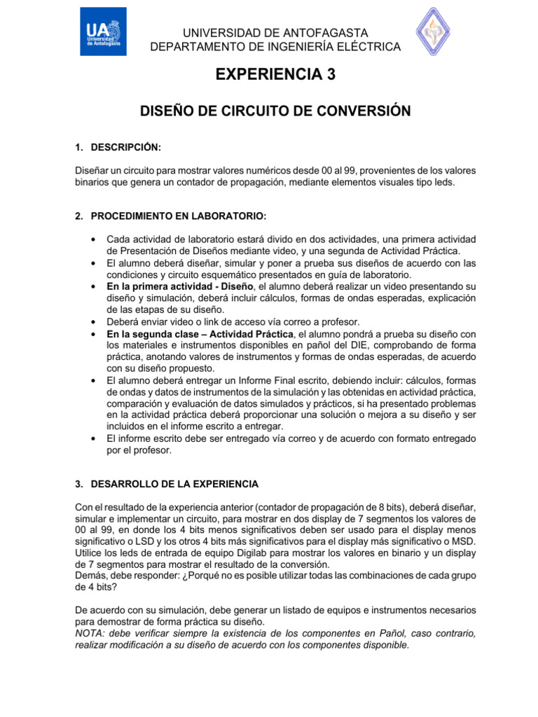 Lab Dig Exp 3 230627 144809 | PDF | Simulación | Diseño