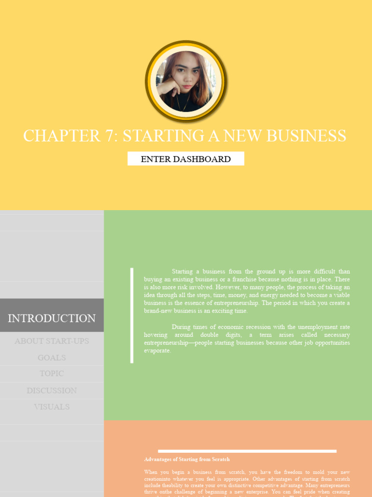 Animated Scrolling Dashboard PPT by Gemo Edits | PDF | Entrepreneurship | Startup Company