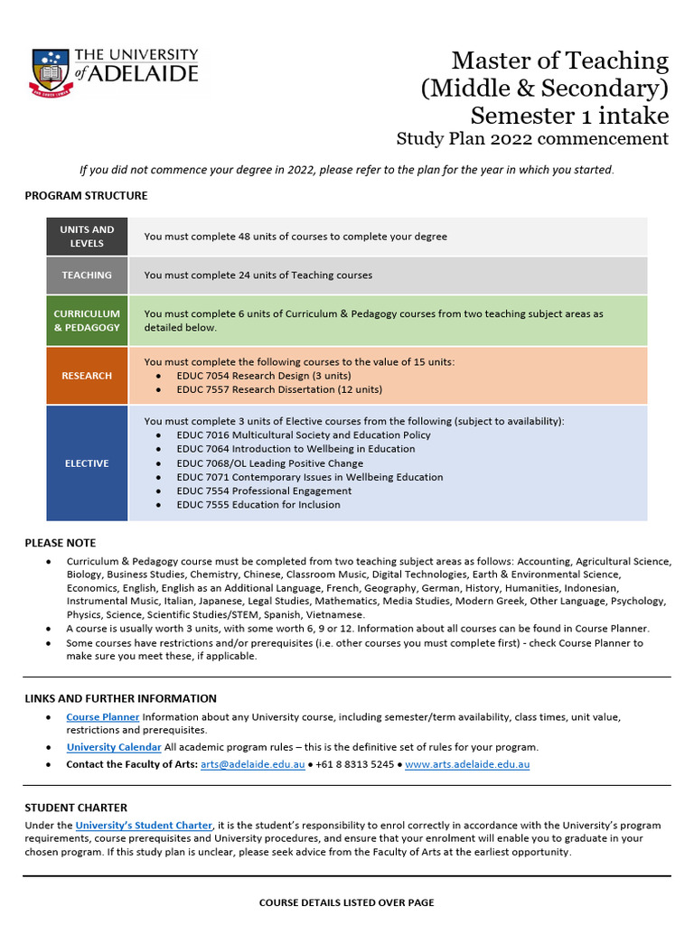 2022 Mteach-Mid-Sec-S1-Intake - 0 | PDF | Science | Curriculum