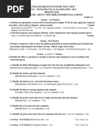 CBSE Class 12 Biology Practical Guide | PDF