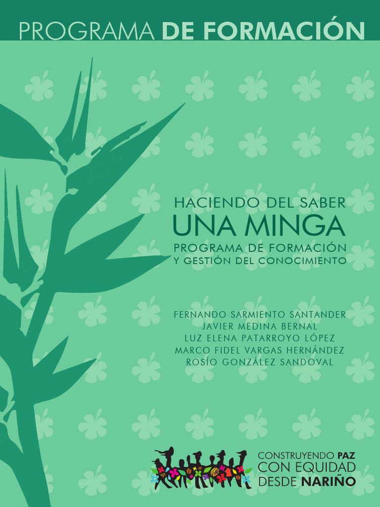 Haciendo Del Saber Una Minga | PDF | Aprendizaje | Conocimiento