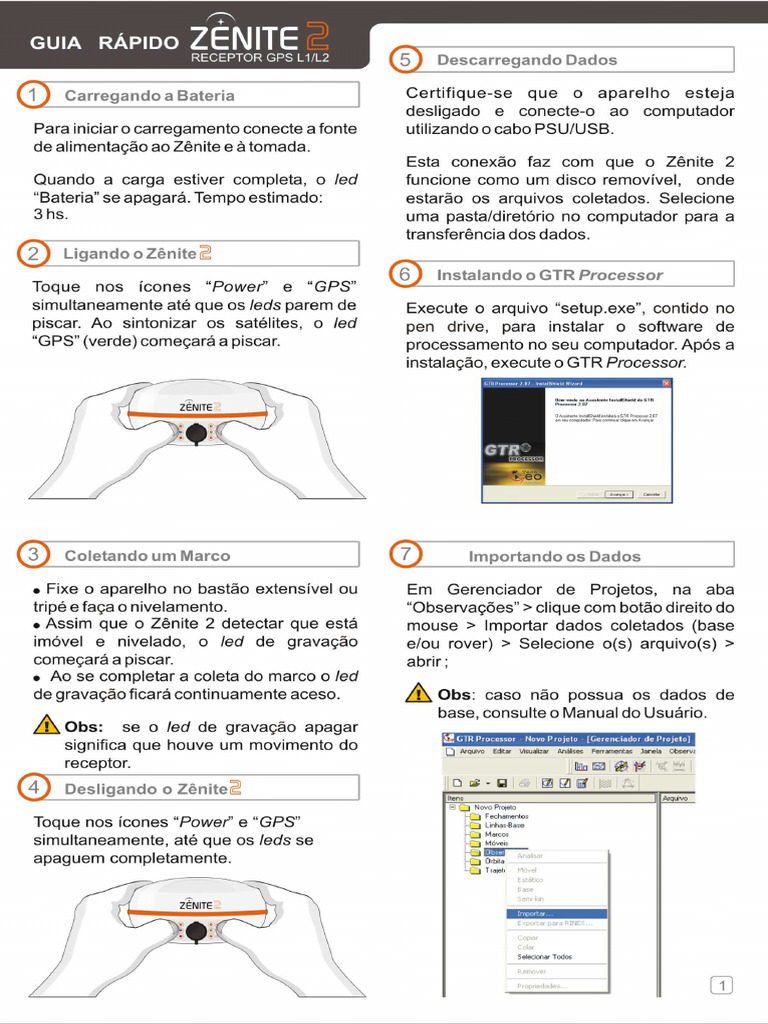 Guia Rápido ZENITE2 | PDF
