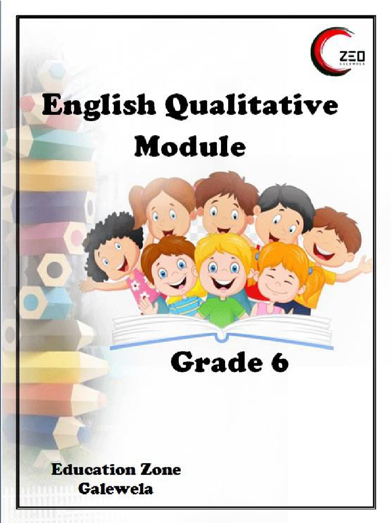 Grade 6 - English - English Qualitative Module | PDF | Grammatical ...