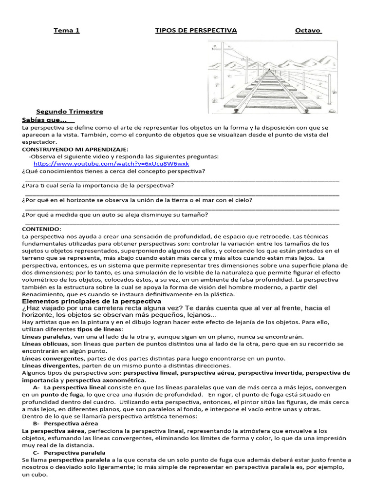 1 - Perspectiva | PDF | Perspectiva (Gráfica)