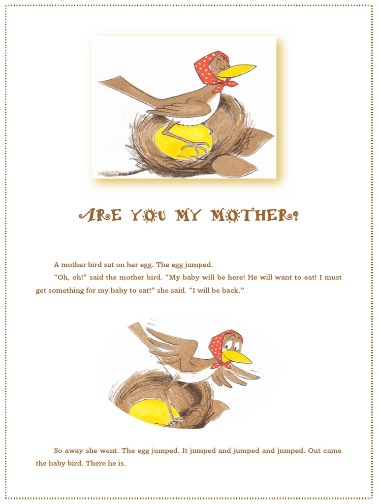 Are You My Mother | PDF