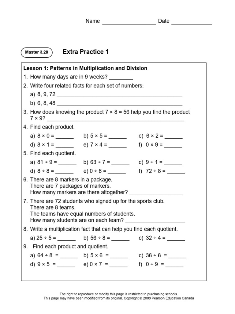 MMS 5 Unit-3-Multiplying-and-Dividing-Extra-Practice | PDF ...
