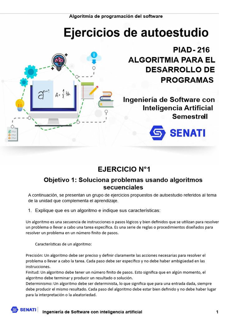 Piad-216 Ejercicio T001 | PDF | Algoritmos | Software