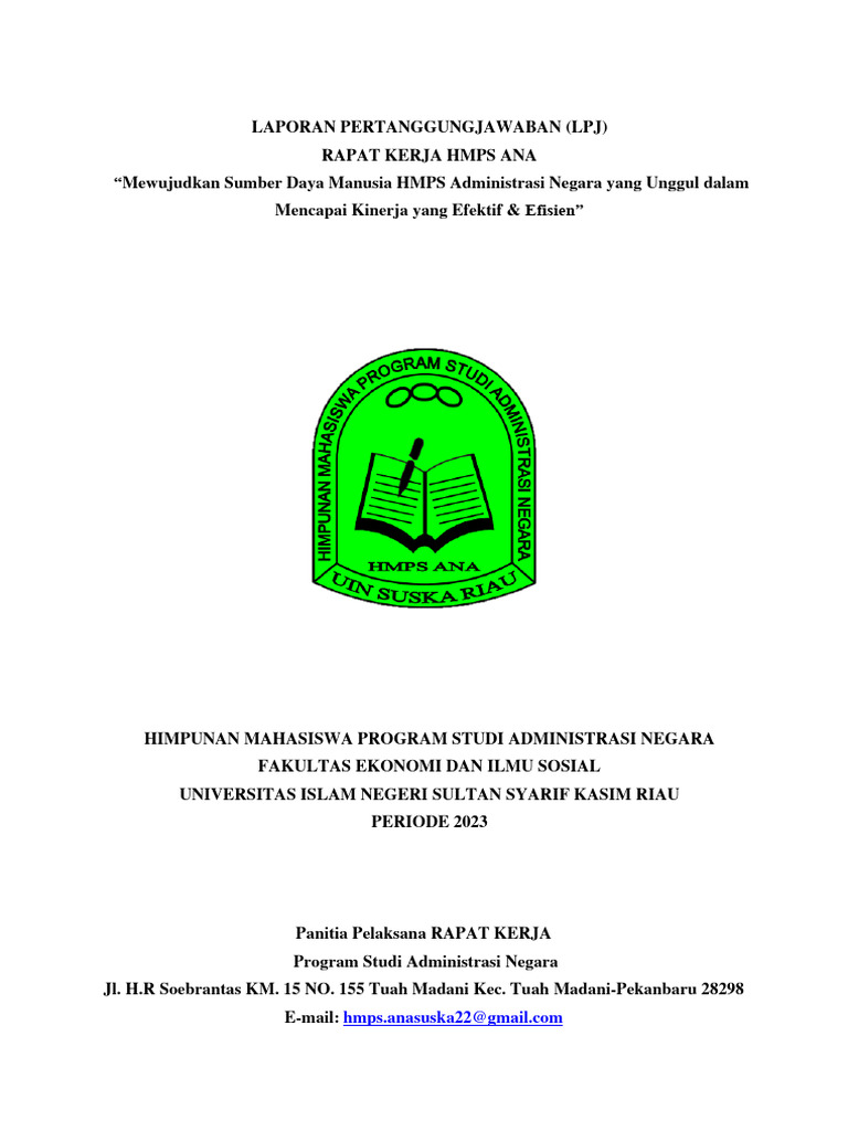 LPJ Raker | PDF | Karier & Perkembangan