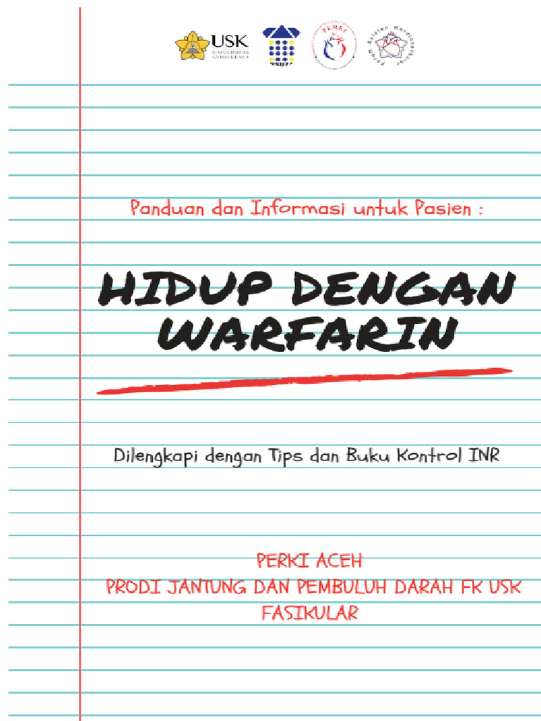 Buku Hidup Dengan Warfarin A6 | PDF