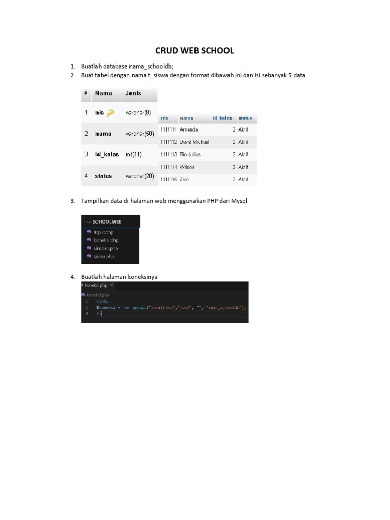 Web School Rev 1 | PDF