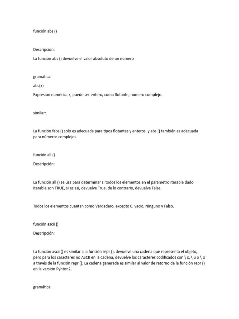 FORO AA2-EV01 Foro 2 Funciones Integradas de Python | PDF | Métodos y ...